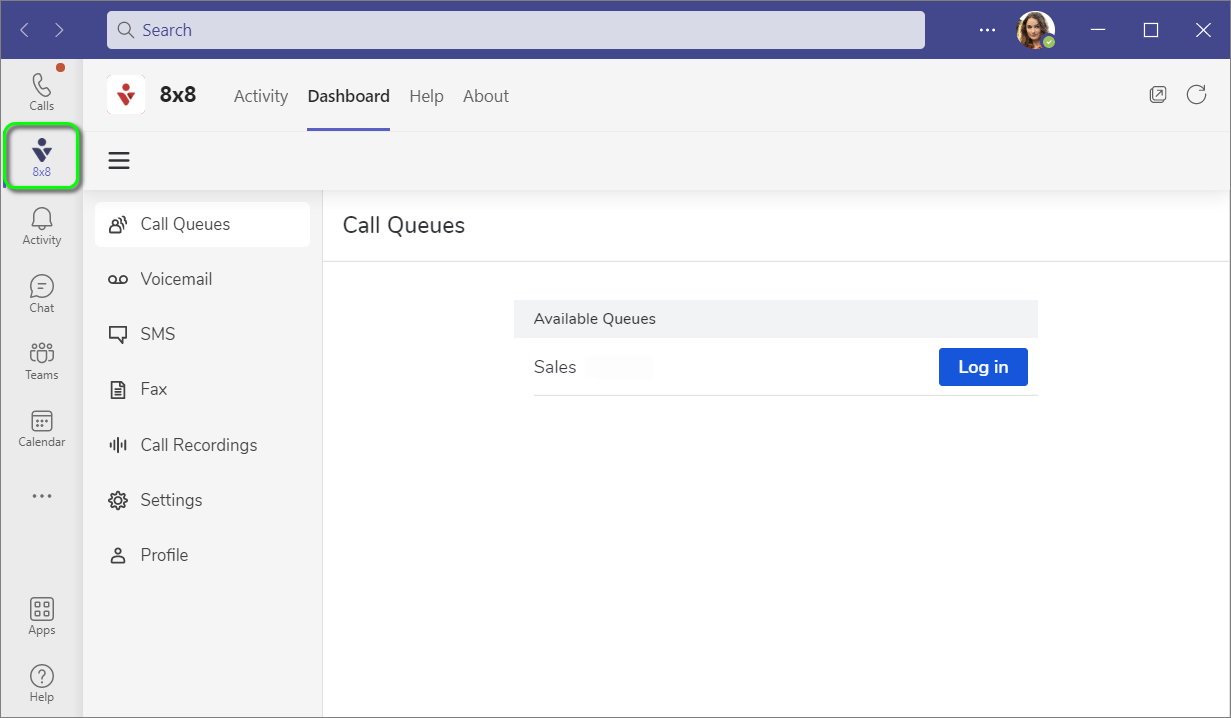 Additional 8x8 Applications for Teams