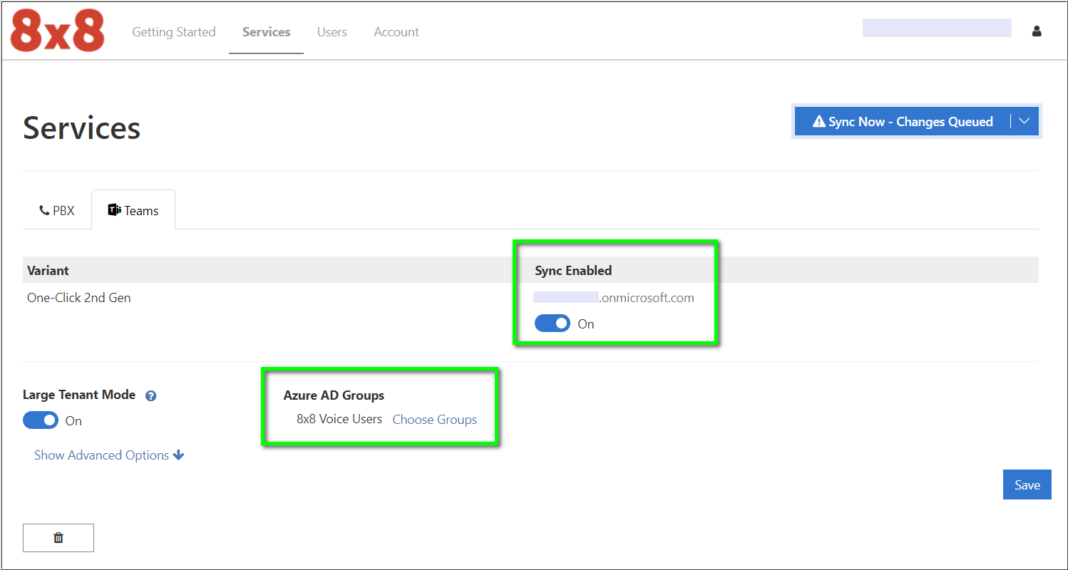 Configure and Enable your Services in the Admin Portal
