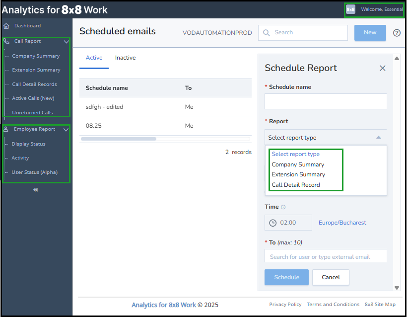 8x8 Analytics for Work - Grant Essentials and Supervisor access to 8x8 ...