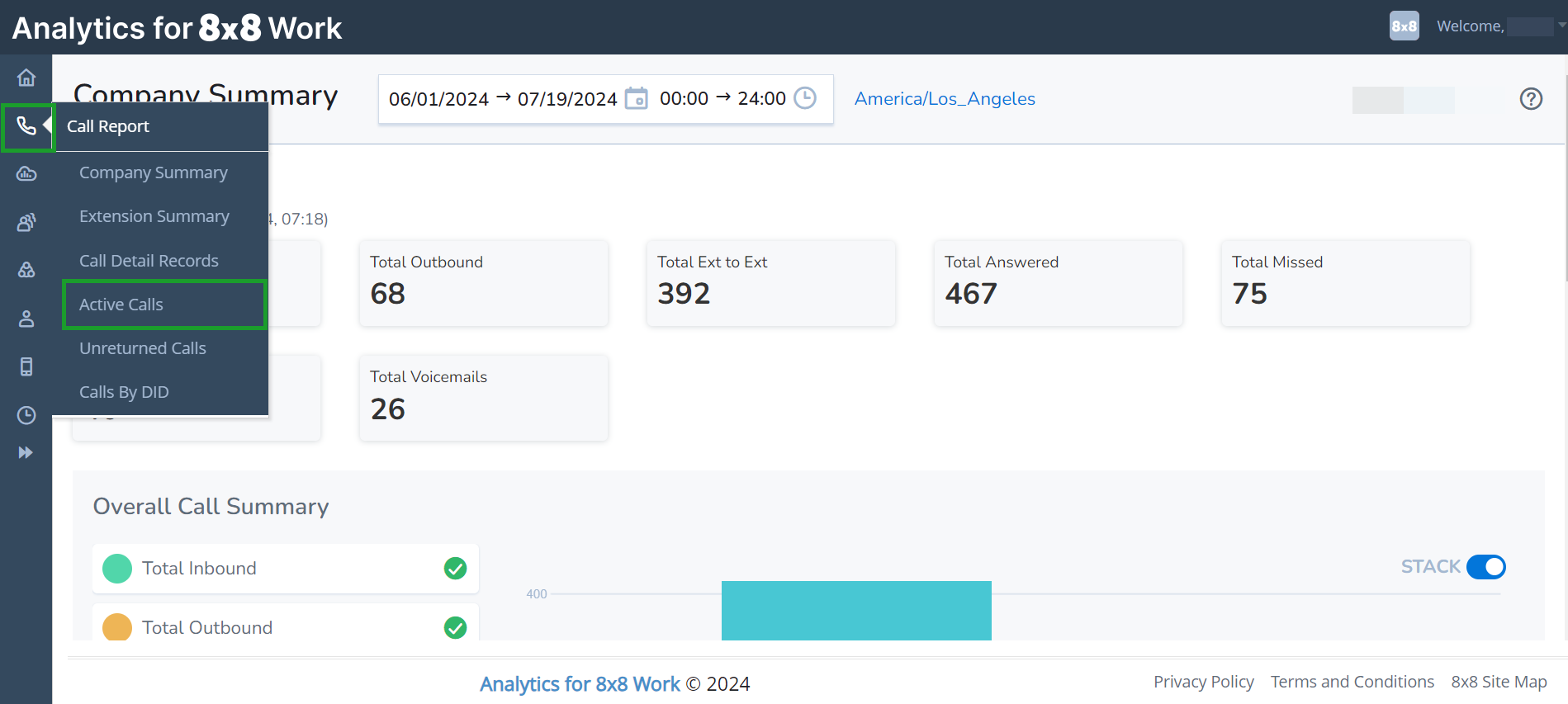 Analytics for 8x8 Work: Get to know the new features introduced.