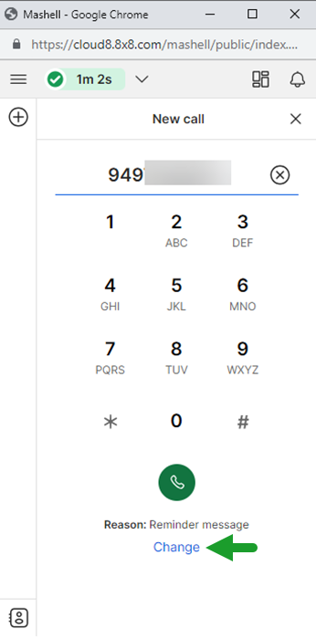 8x8 Contact Center for Microsoft Dynamics—Handle calls
