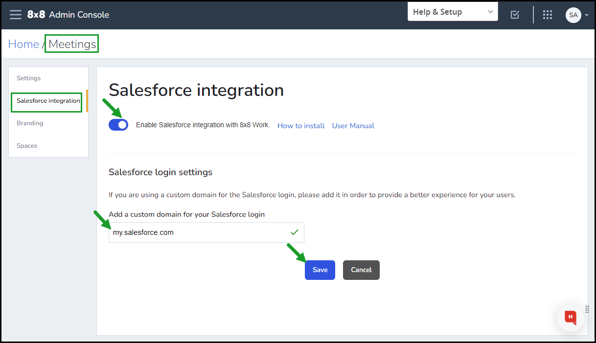 Intégration de Salesforce